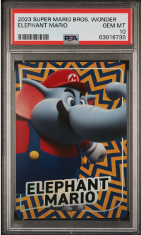 Elephant Mario Trading Card: A New Craze in the Collectible World ...
