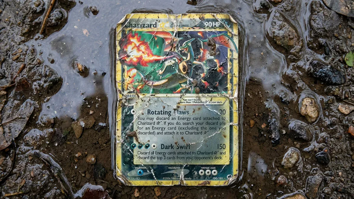 Damaged 2006 Charizard Gold Star Card Sells for $550 on eBay ...